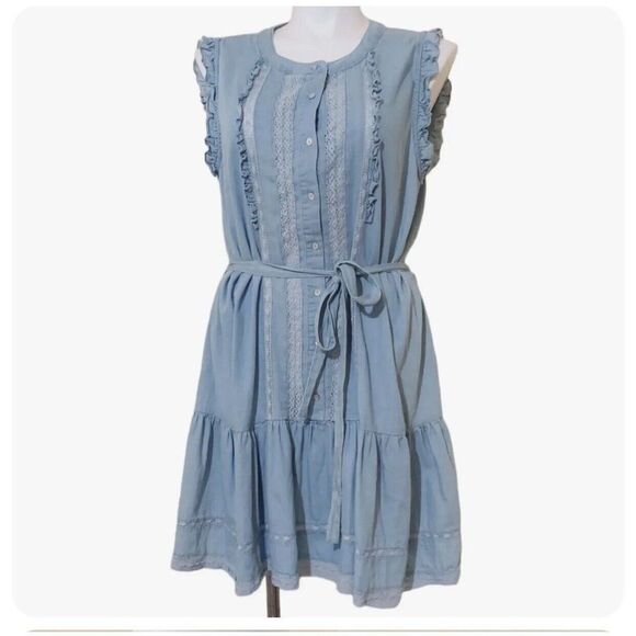 Draper James | Dresses | Draper James Womenssize Medium Dress Denim ...